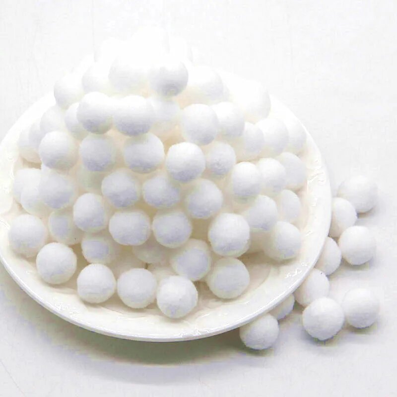 Помпоны меховые 8-30 мм Белый, 16, 10mm 2000Pcs