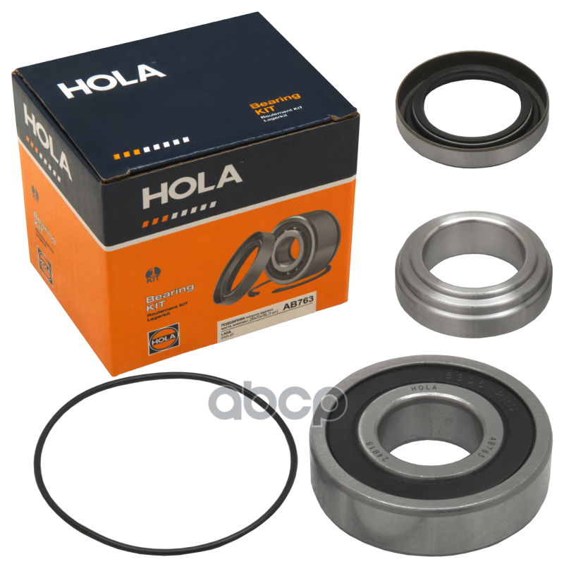 Подшипник полуоси, комплект (подшипник, запорное кольцо, сальник, уплотнительное кольцо), заднего м LADA 2101-07 HOLA AB763 H.