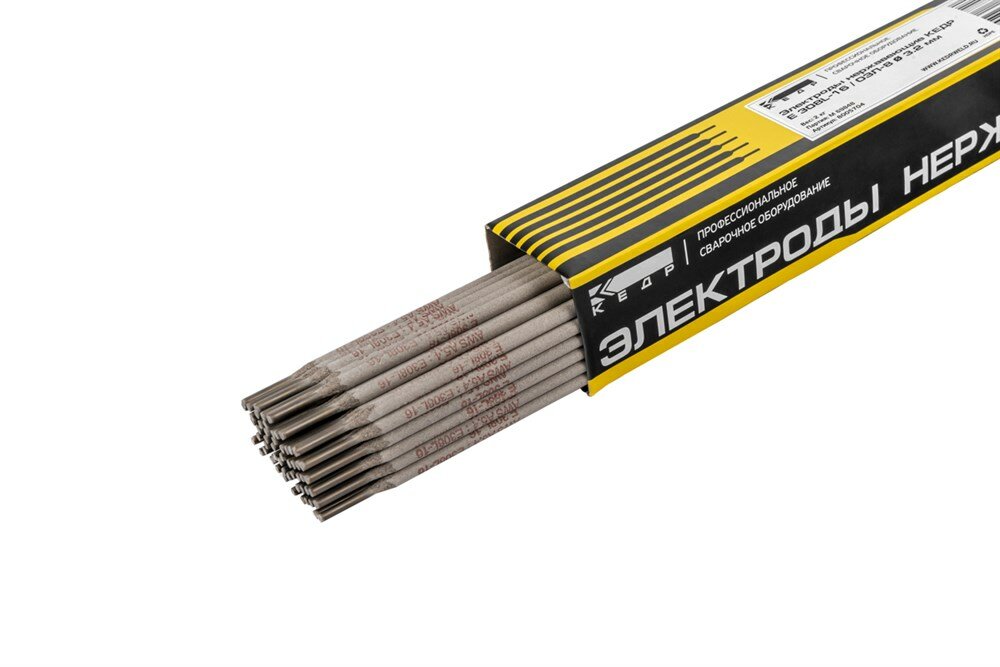 Кедр Электроды кедр E 308L-16 / ОЗЛ-8 O 3,2 мм (пачка 2 кг)