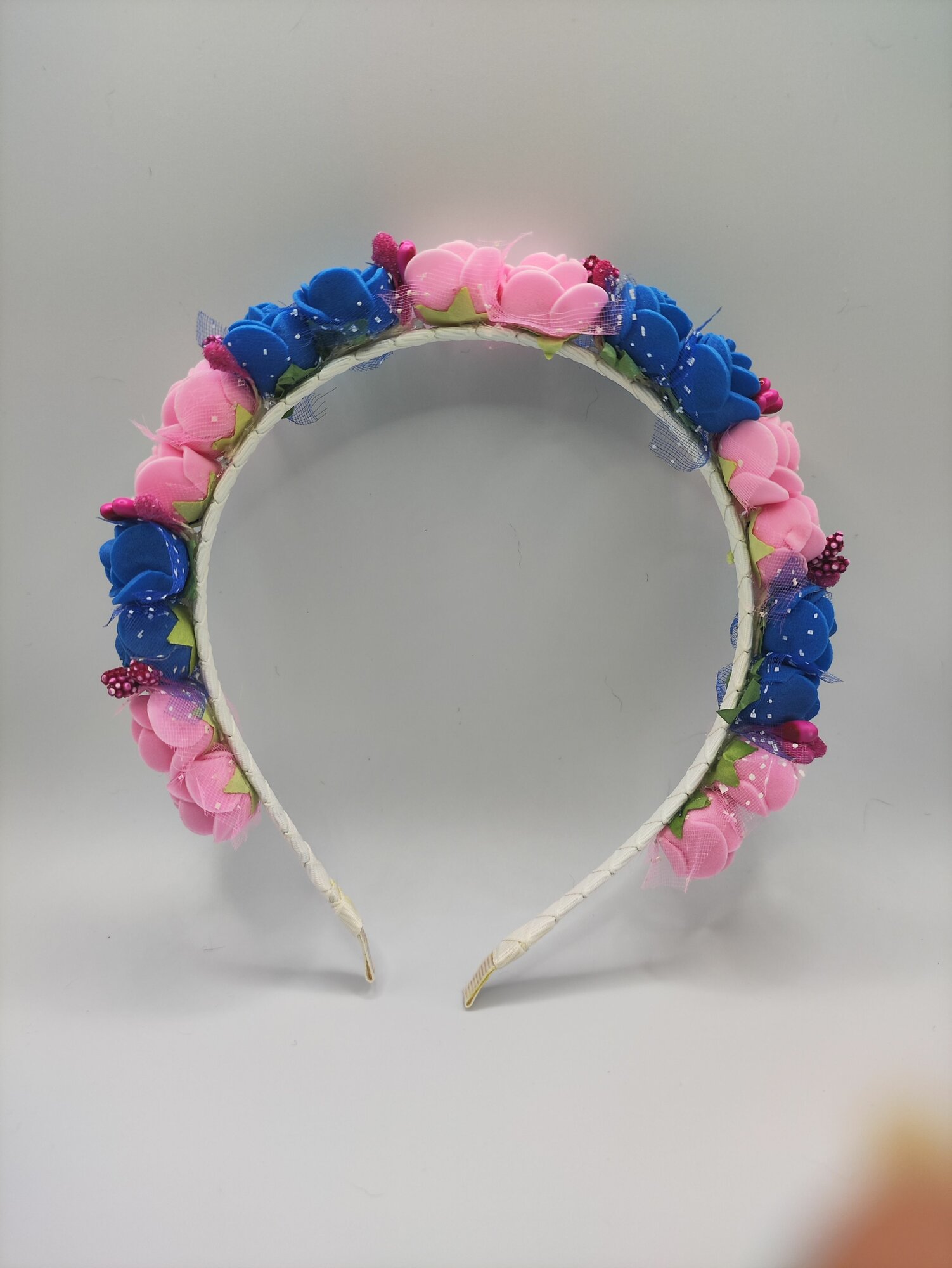 Ободок с цветами, красивый для девочек