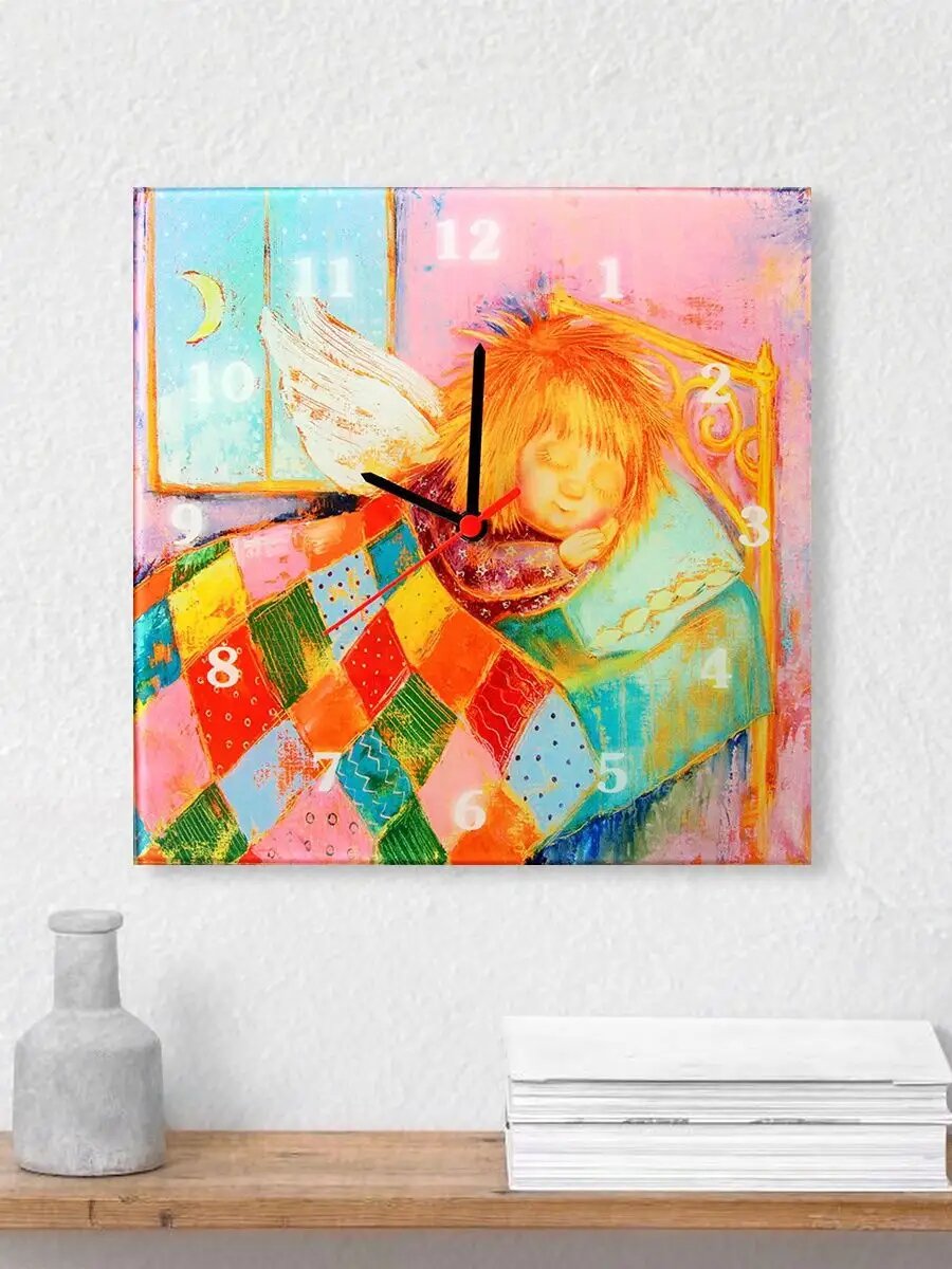 Часы настенные из стекла