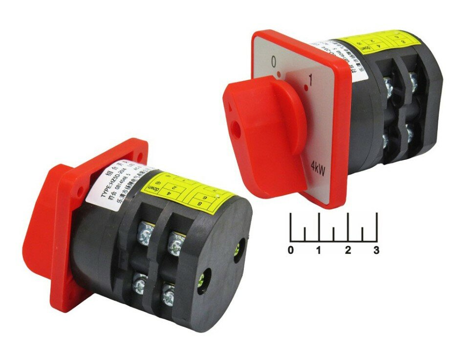Выключатель пакетный HZ5D-20/4 20A 380V L03