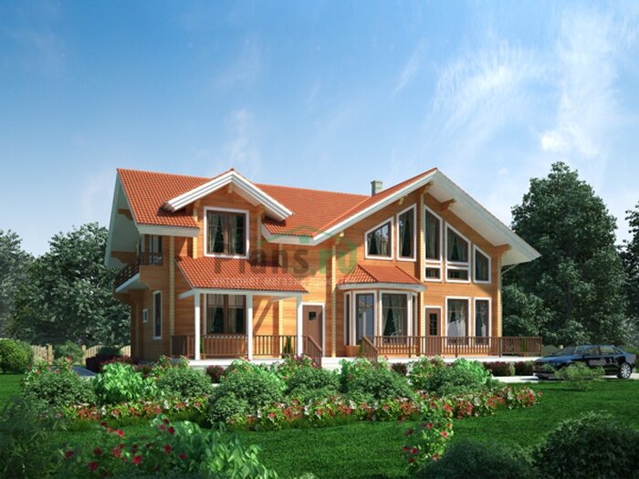 Проект дома Plans-11-70 (229 кв. м, брус 200 мм)