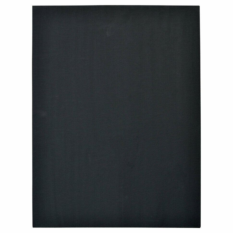 Холст на МДФ Гамма "Студия", 30*40см, цвет черный, 100% хлопок, 280г/м2, мелкое зерно, 373610