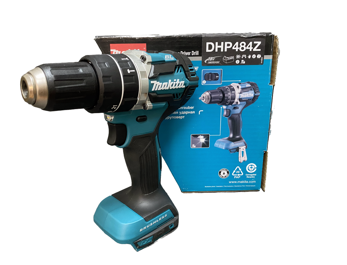 Аккумуляторная ударная дрель-шуруповерт Makita DHP484Z