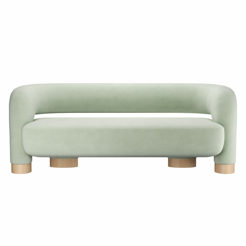 Диван PECOLA, трехместный, 1800х780х780, тон натуральное дерево Фисташковый