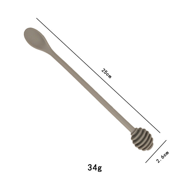 В наличии ложка для меда креативная Милая Бытовая ложка для смешивания кофе Ложка силиконовая ложка для меда с кроликом