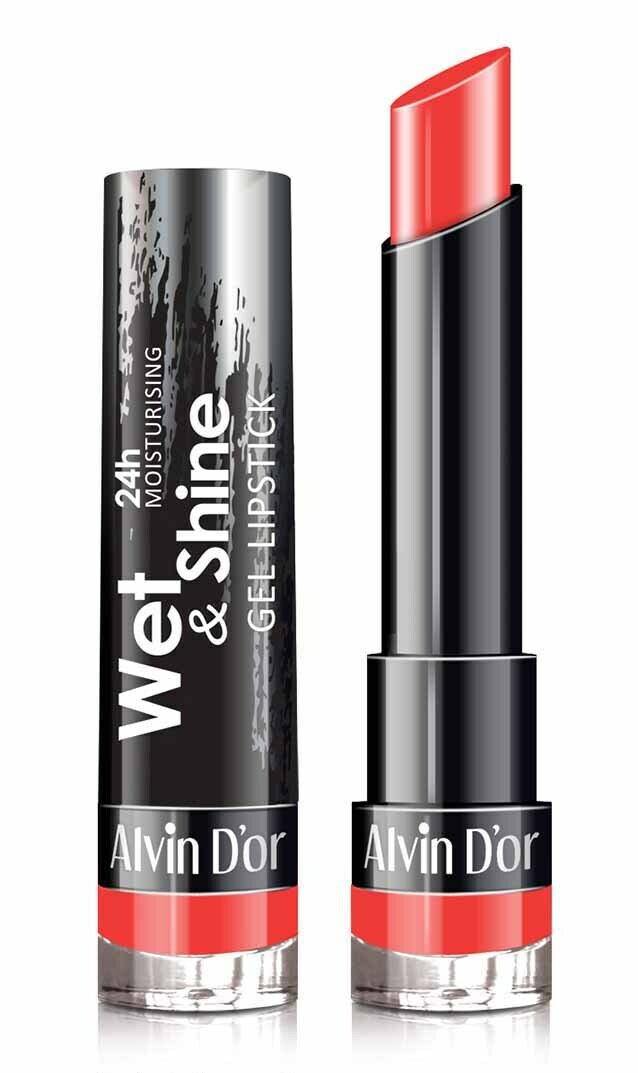 Alvin D'or, Губная помада гелевая Wet&Shine (тон 08)