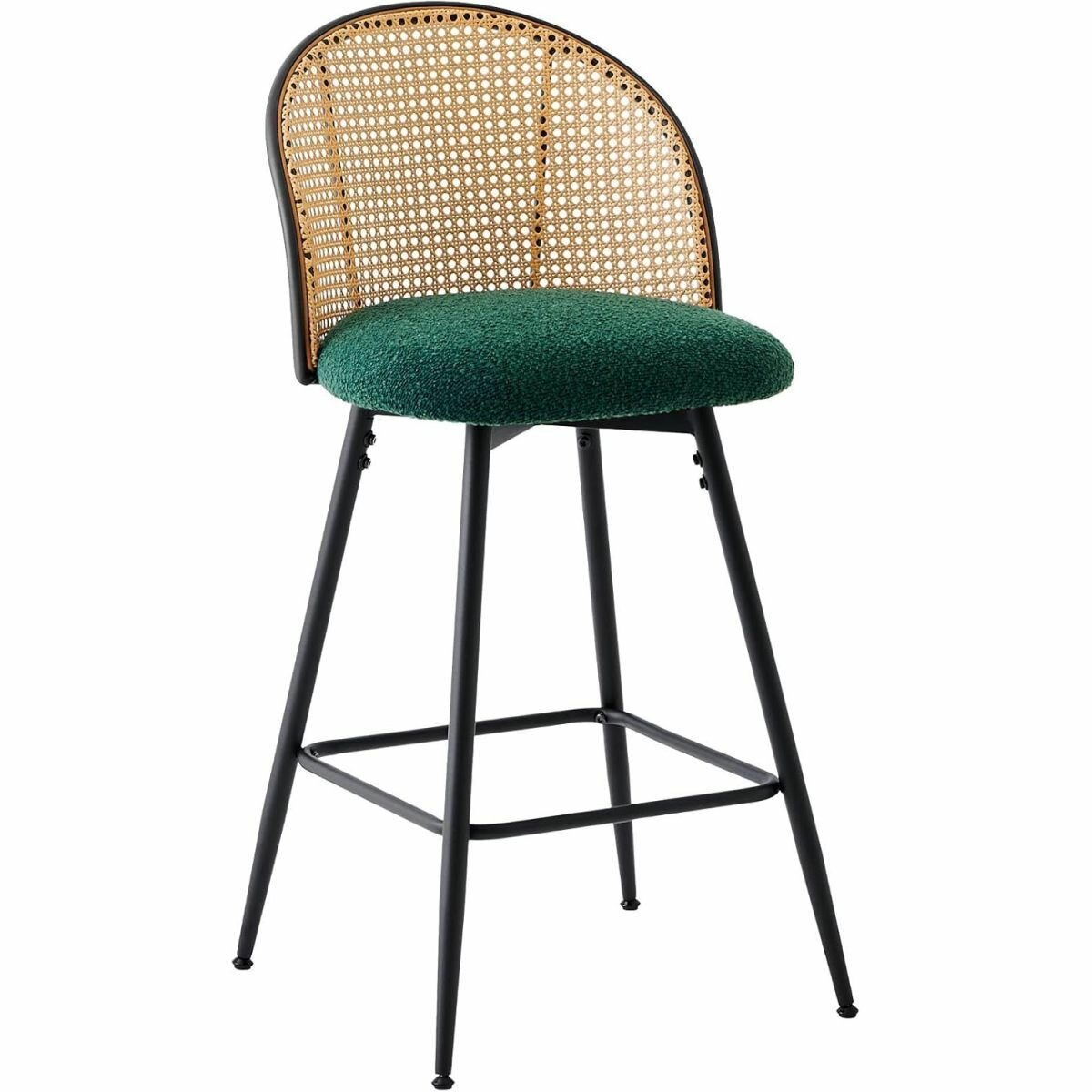 Плетеный барный стул из ротанга