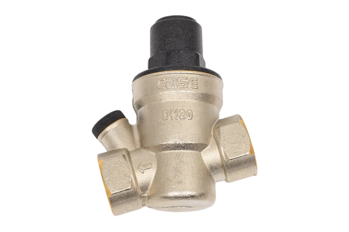 Elsen Редуктор давления мембранный с фильтром с сменным картриджем, входное давление 16 бар, регулировка от 1 до 6,5 бар, подключение В 3/4"