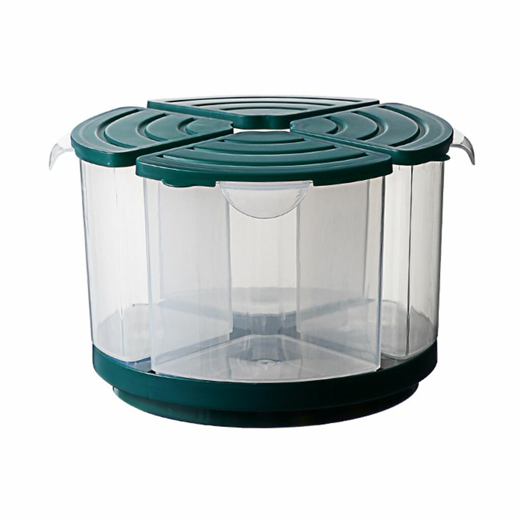 Пластиковый контейнер для хранения пищевых продуктов, прочный, герметичный, большой емкости, банка с крышкой для круп, риса, красной фасоли