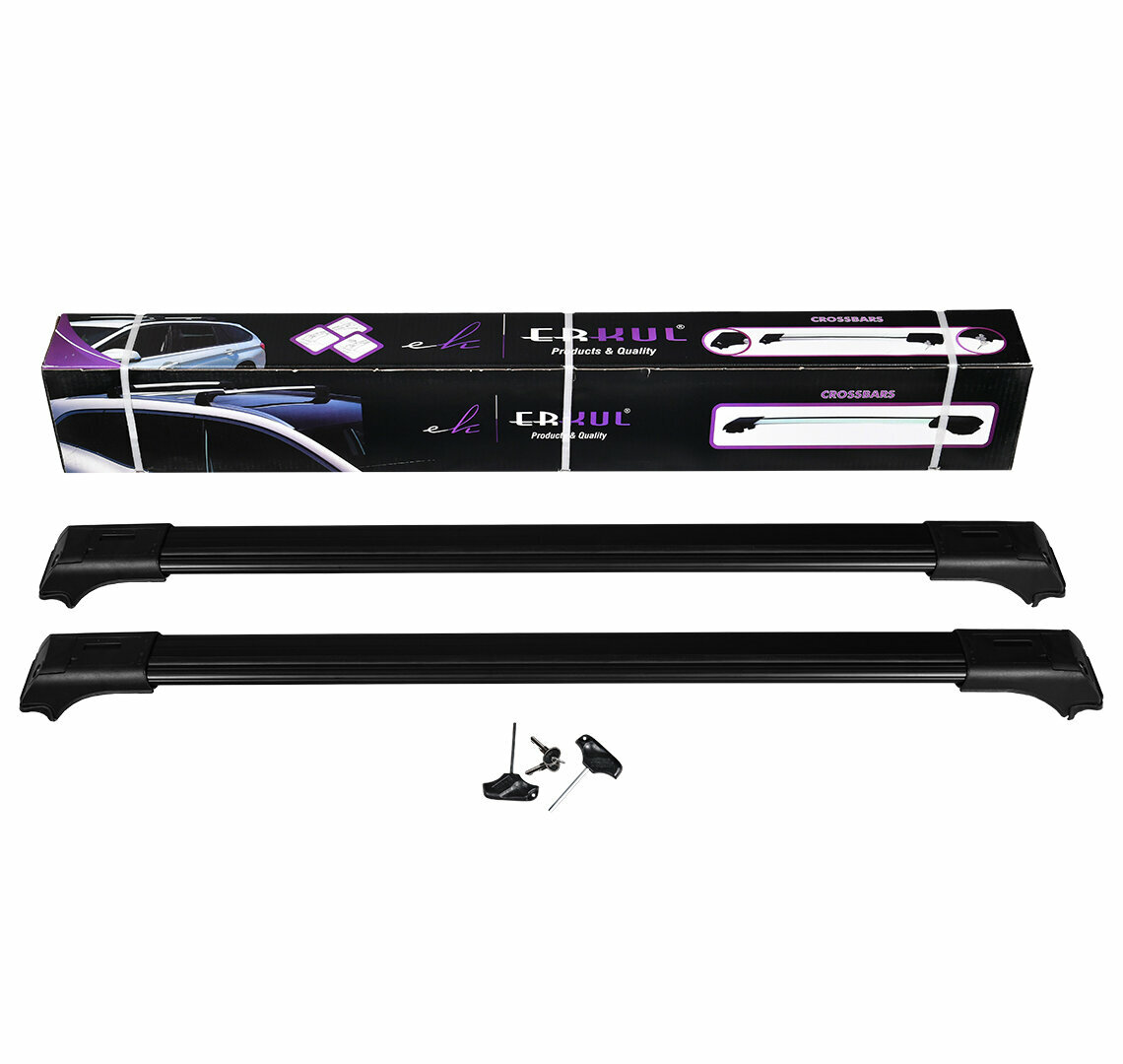 Поперечины Erkul Турция Skybar на Renge Rover Sport 2005-2014 черные