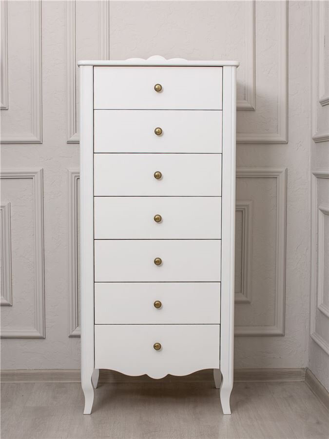 Комод "Версаль" узкий (молочный дуб)