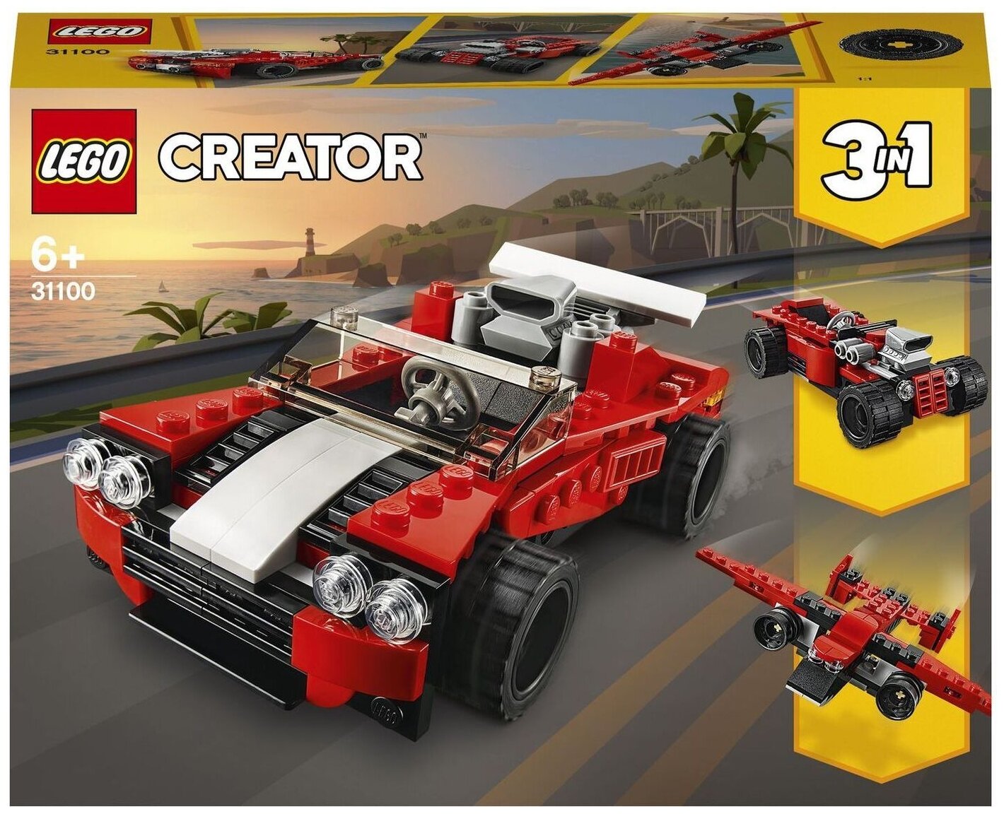 Конструктор LEGO Creator 31100 Спортивный автомобиль, 134 дет.
