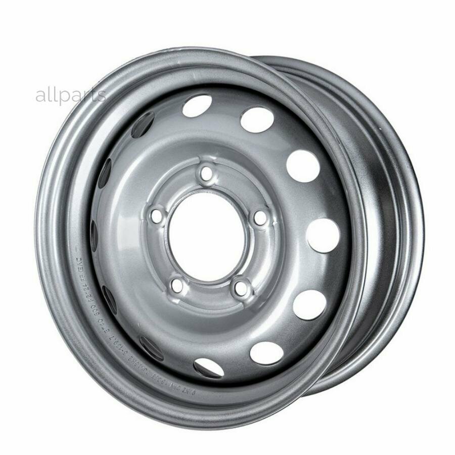 GANZ GRN15083 Диск штампованный R15 6J 5x139.7/98.6 ET40 GANZ Silver GRN15083 для ВАЗ 2121, 2123, 2131