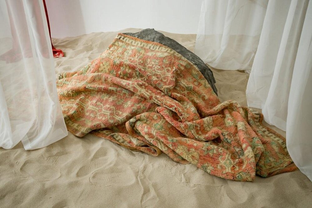 Винтажный ковер Persepol, 275x160см, ручная работа, шерсть/хлопок, марокко