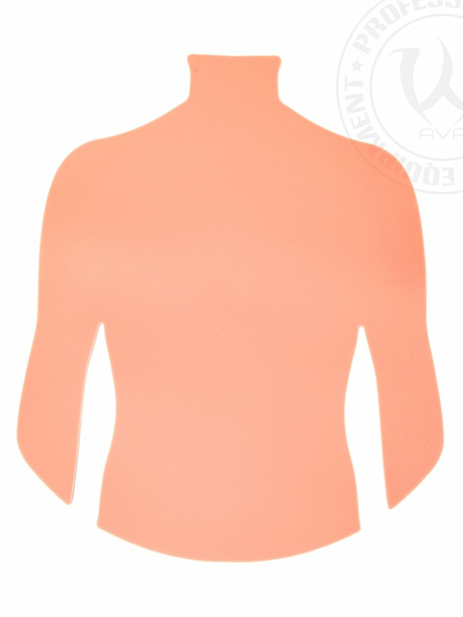 Искусственная кожа для практики тату AVA Middle Full Back Dark (53x39см)