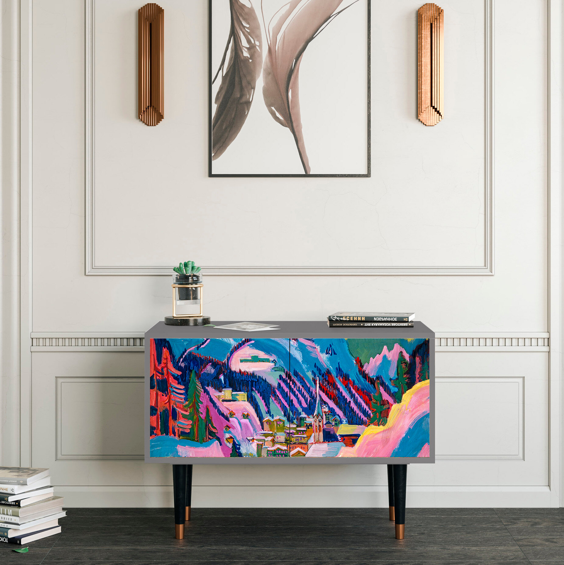 Комод - STORYZ - S1 Davos Winter by Kircher , Размер - 94 x 69 x 48 см, Цвет корпуса - , Серый