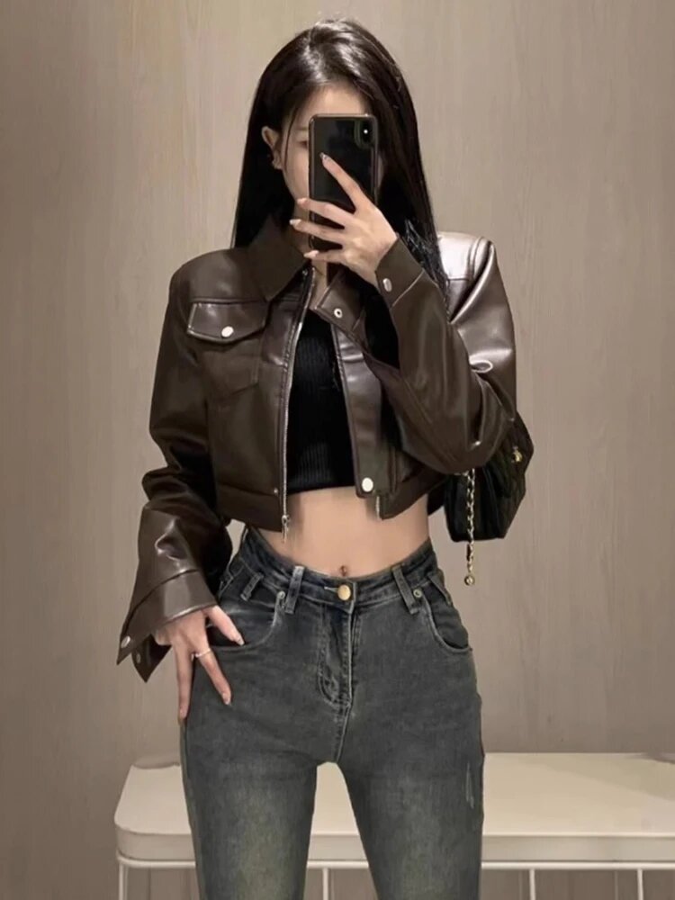 Куртка кожаная