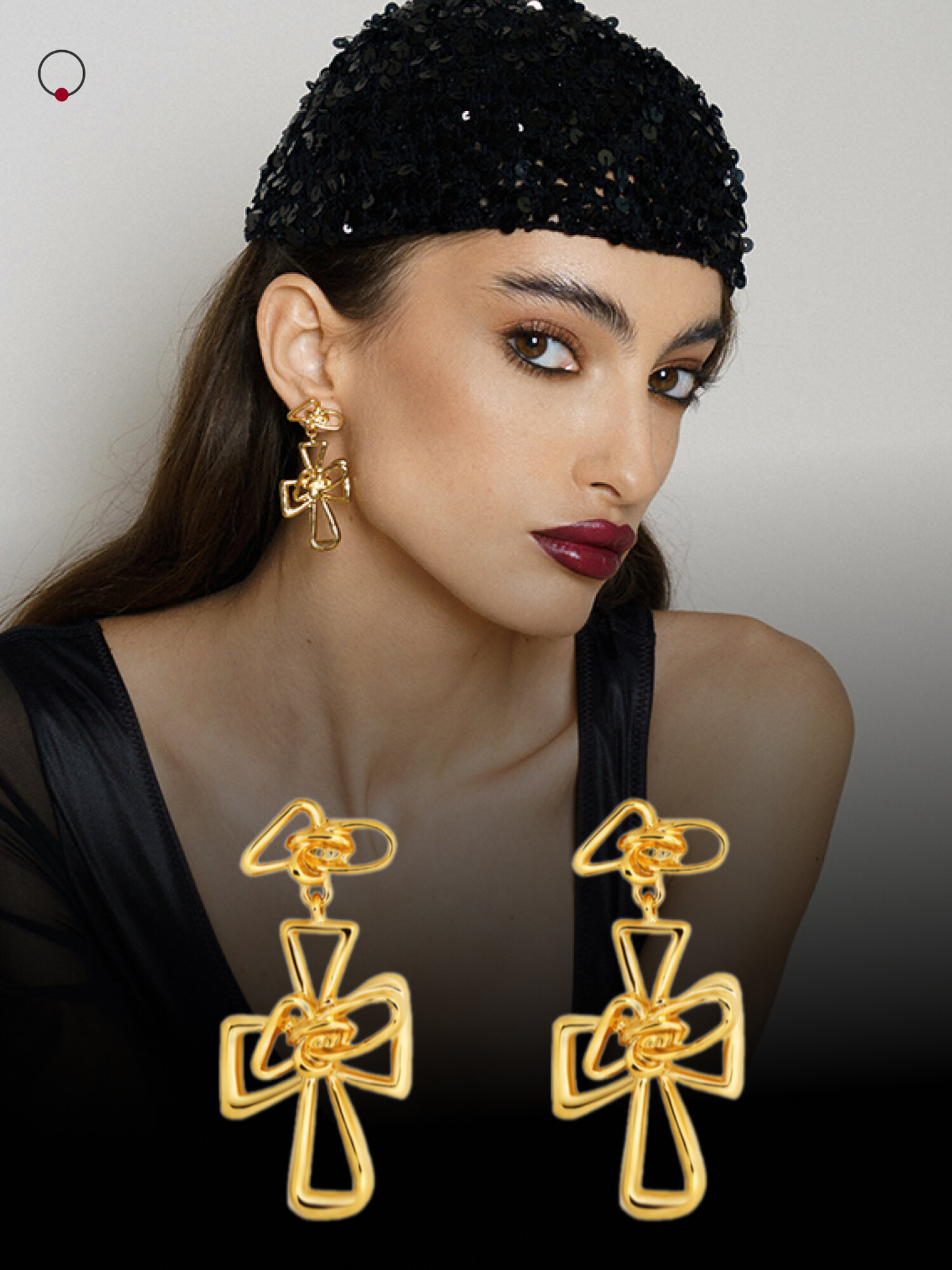 Серьги с подвесками, пусеты