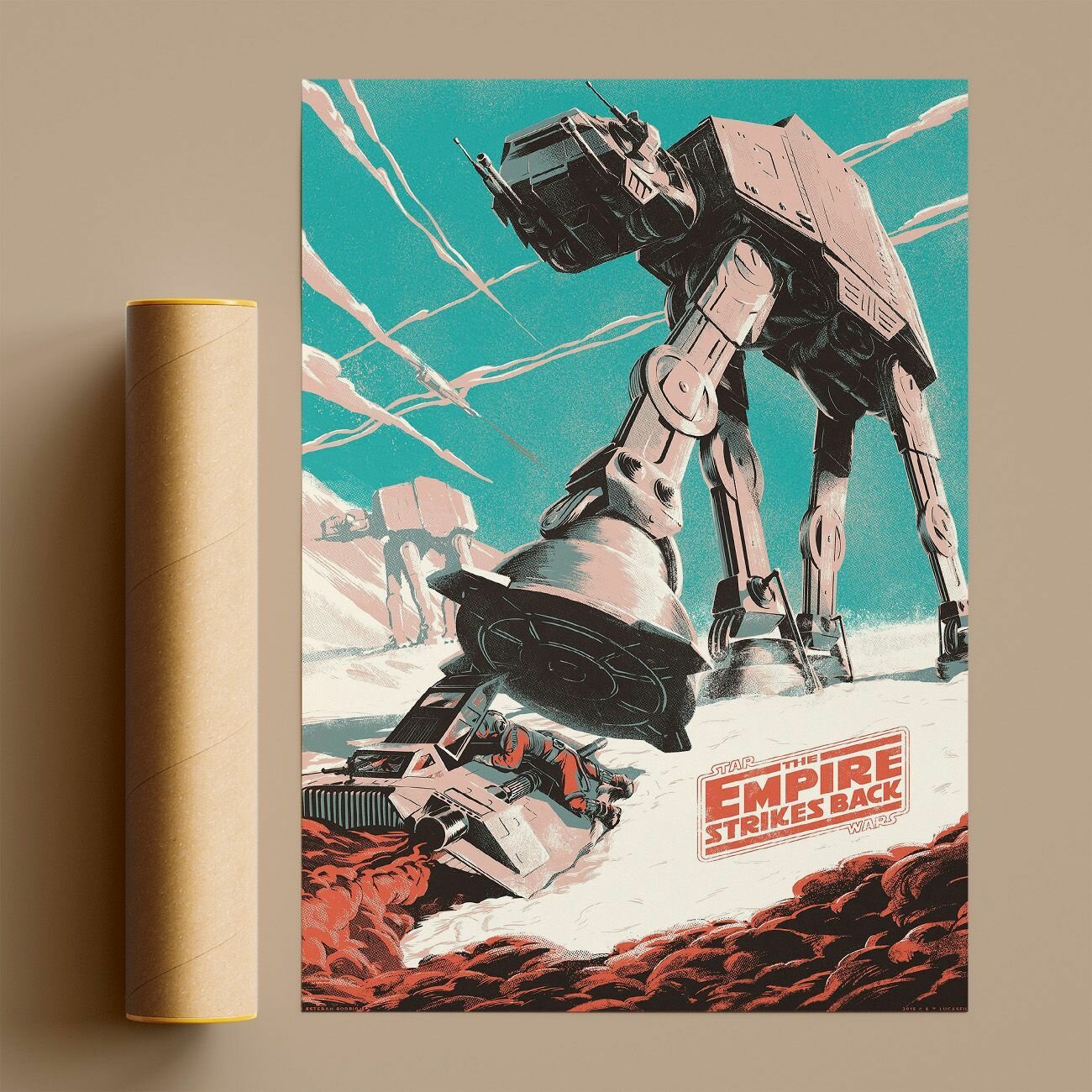 Постер Звездные войны 60х80 см без рамы/ Star Wars, винтажный постер к фильму для интерьера, в подарок