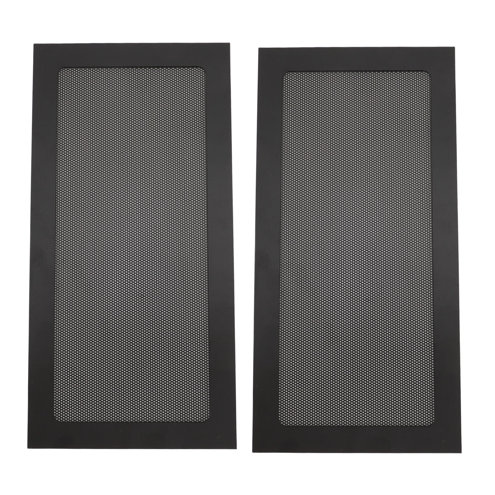 2 шт. компьютерный кулер вентилятор пылевой фильтр магнитная рамка ПК вентилятор пылевая сетка ПК кулер фильтр мелкая сетка ПВХ пылезащитный чехол черный