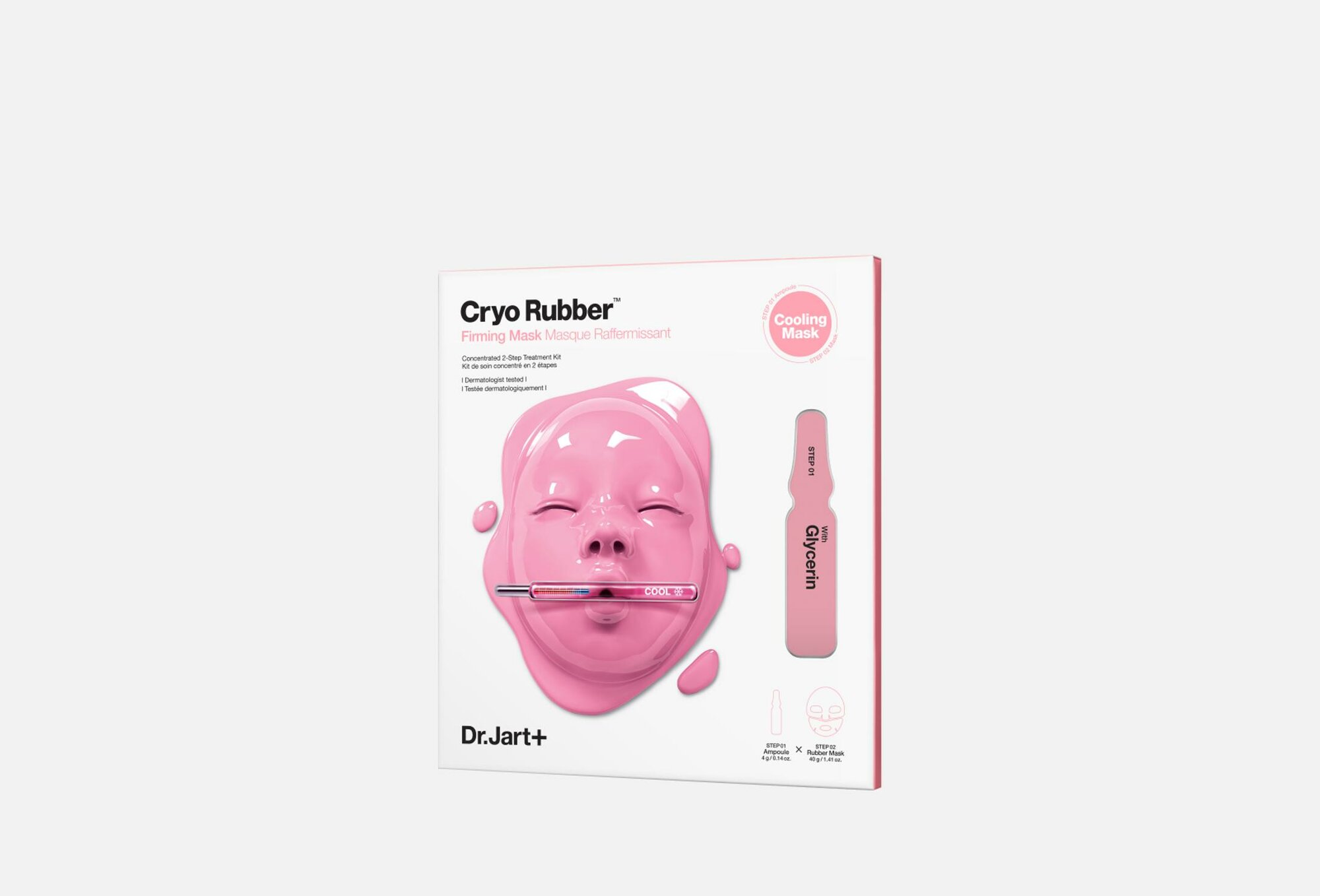 Подтягивающая альгинатная криомаска с коллагеном DR. JART+ Cryo Rubber Firming Mask