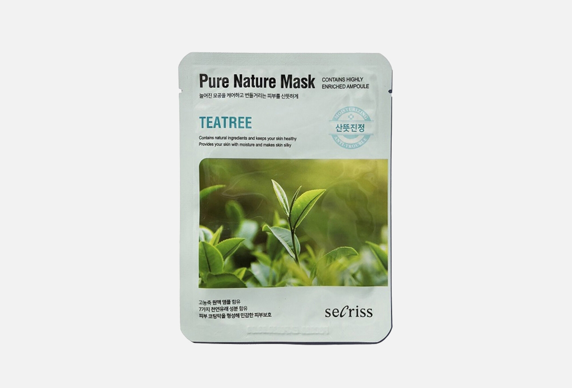 Маска для лица тканевая ANSKIN Secriss Pure Nature Tea Tree