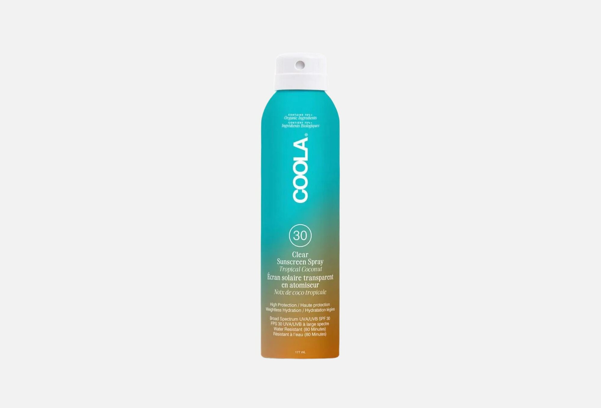 Солнцезащитный спрей для тела SPF30 COOLA Classic Sunscreen Spray Tropical Coconut 177 мл