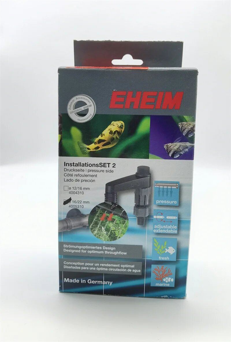 EHEIM Многофункциональный впускной и выпускной фильтр для аквариума, 16 22 Outlet pipe, EHEIM