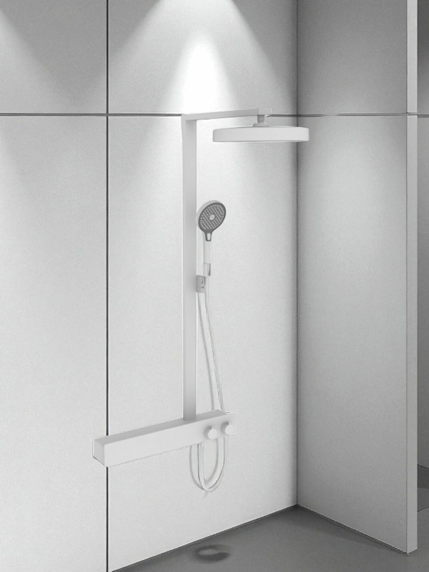 Душевая система с верхним душем VIEIR V25009-F с термостатом