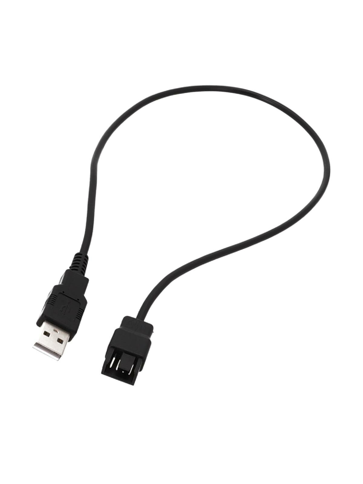 USB to 4-Pin Laptop Fan Power Cable USB to 4Pin 3Pin Fan Power Supply Cord- 30cm 50cm 100cm PVC Line