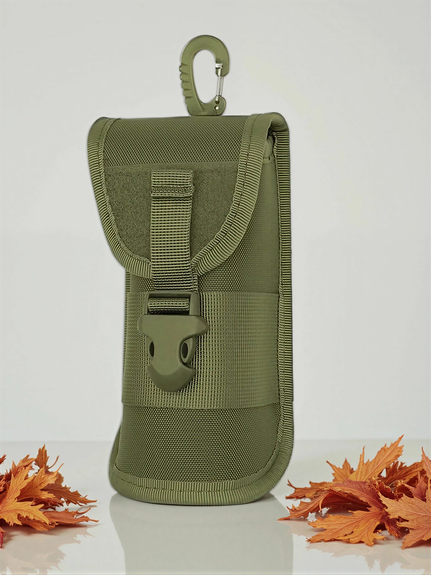 Защитный тактический чехол для очков оливкового цвета