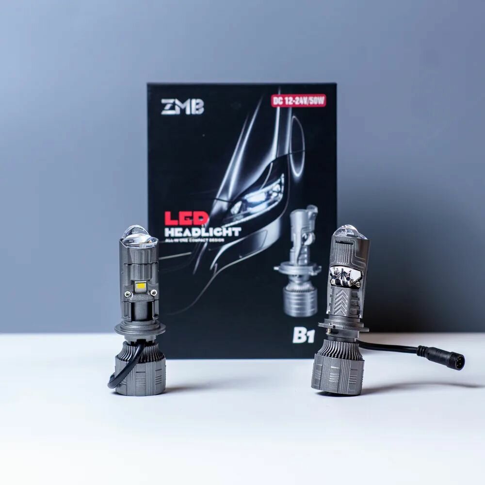 Лед лампы H7 с линзой Led / лазерные лампы / 70W, Лазерные лампы 12V-24V