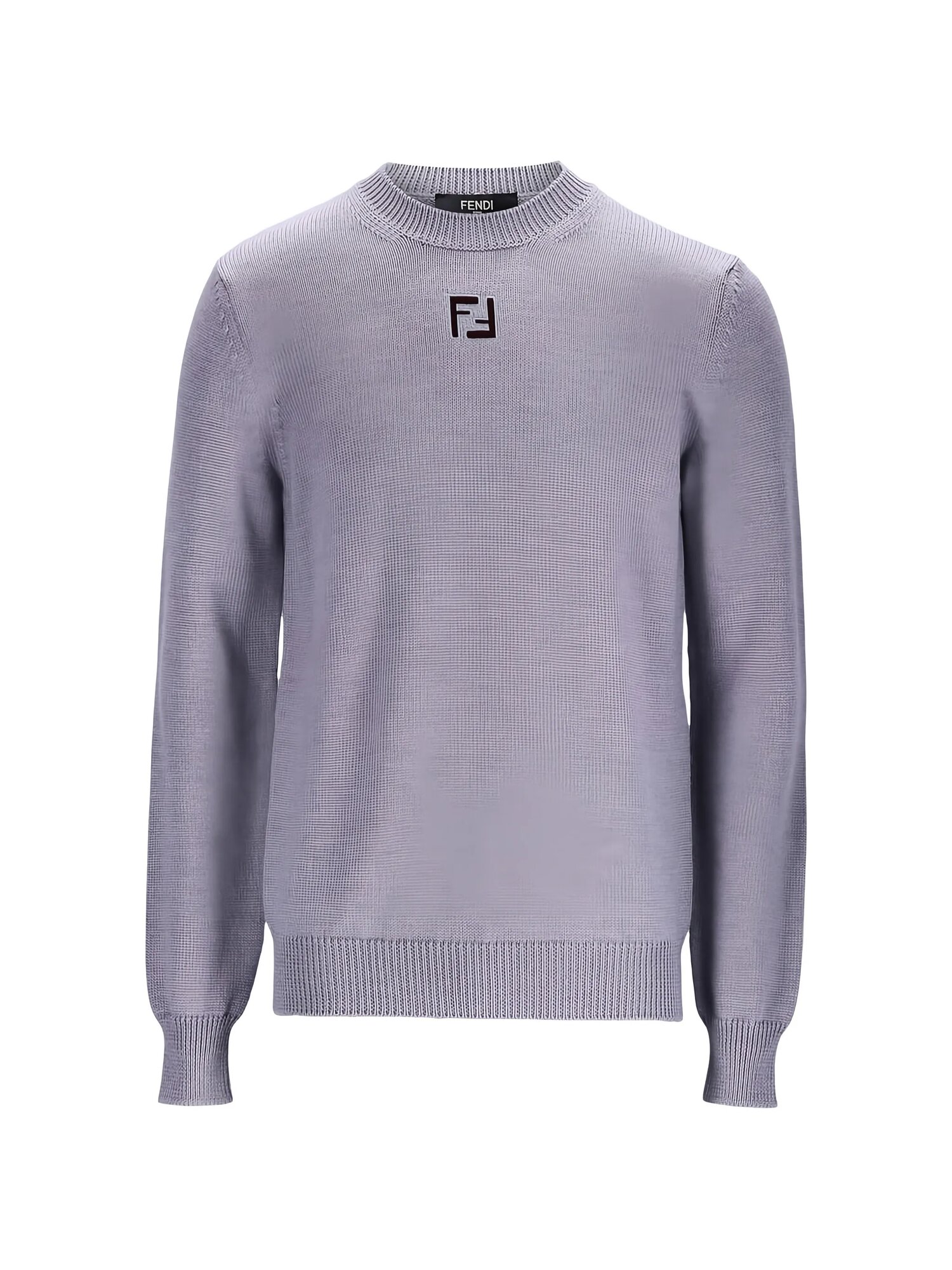 Свитер FENDI Logo sweater, размер 46, , серый