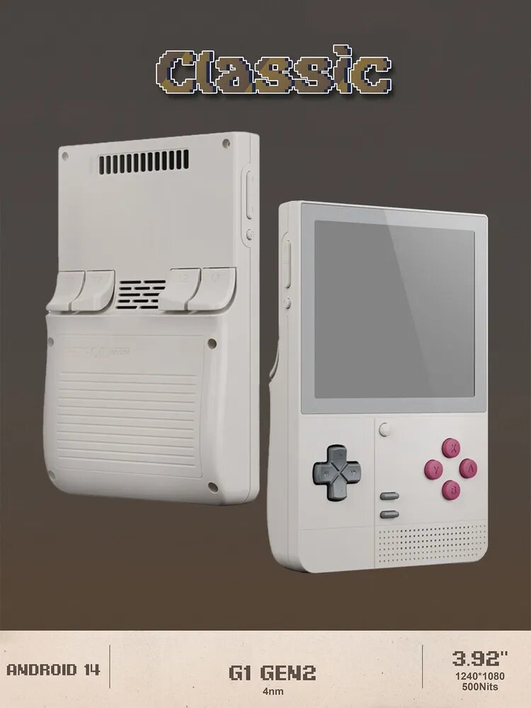 Retroid pocket classic Портативная игровая консоль Android 14 система 3,92-дюймовый Oled экран RP Classic игровая консоль