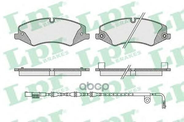 Колодки дисковые передние! Land Rover Discovery/RR Sport 5.0 V8/3.0TD 09> Lpr арт. 05P1616B