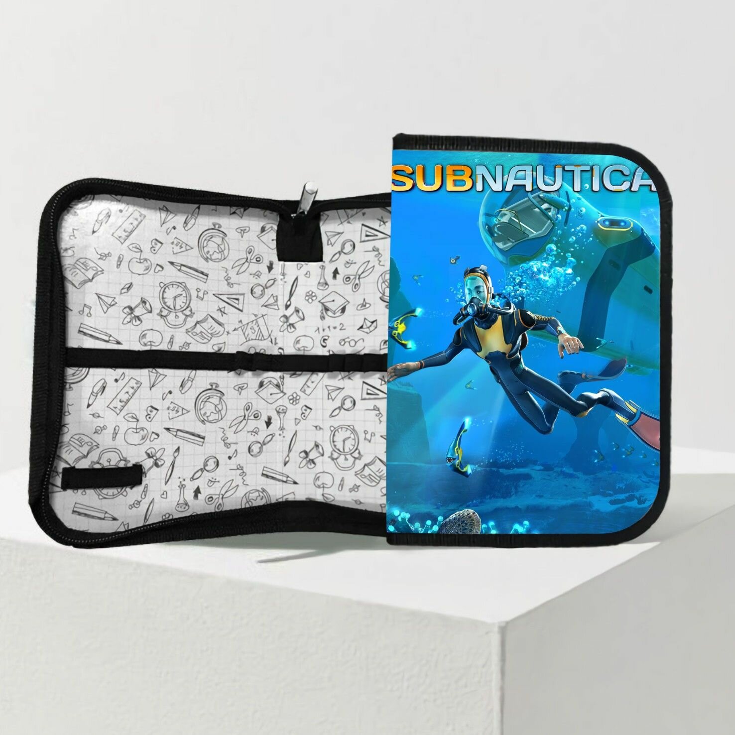 Пенал Mewni-Shop 190х130мм на молнии Subnautica, Сабнатика - 0002