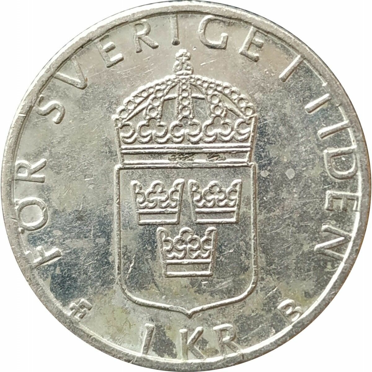 1 крона 2000 Швеция из оборота