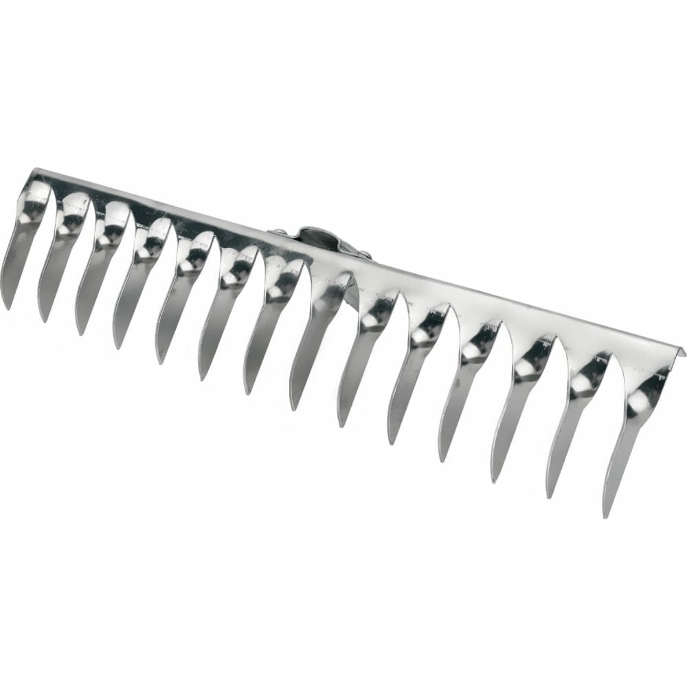 Витые грабли без черенка Gigant 14-ти зубые, нержавеющая сталь GFE-04