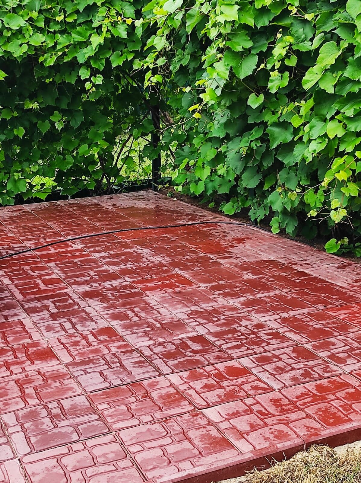 Плитка тротуарная полимерпесчаная Вишня Старый город Tetto Элит 320х320х20 мм (комплект 10 шт)