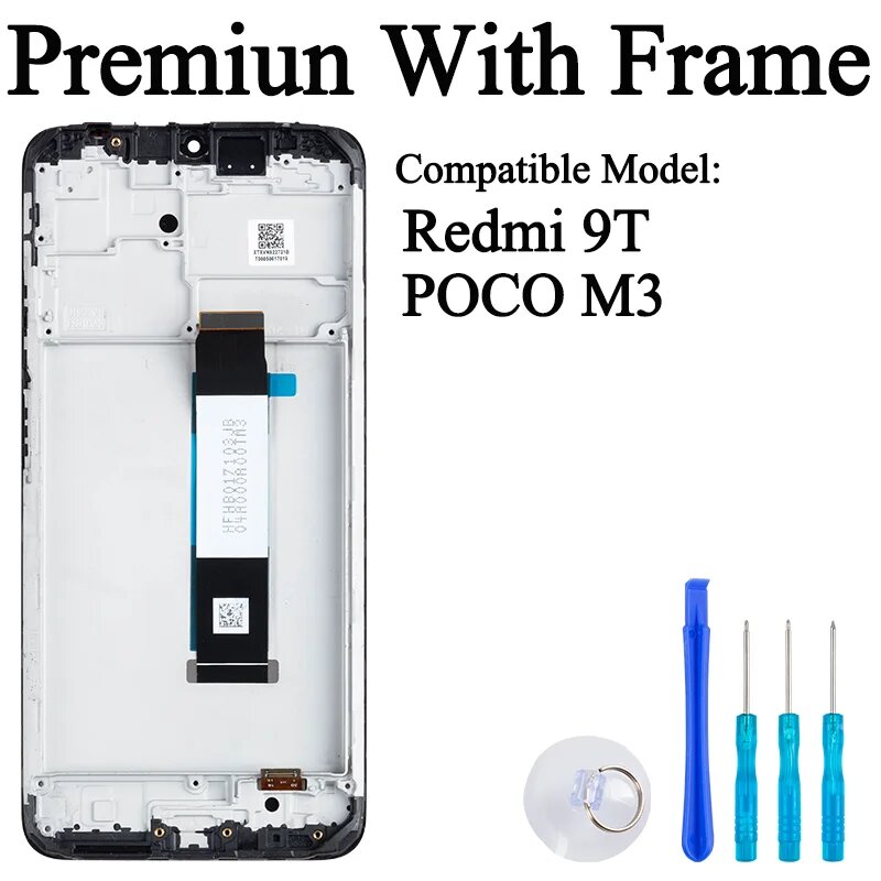 J19S M2010J19SG M2010J19SY M2010J19CG Премиум ЖК-дисплей для Xiaomi Poco M3, дигитайзер сенсорного экрана в сборе для Redmi 9T
