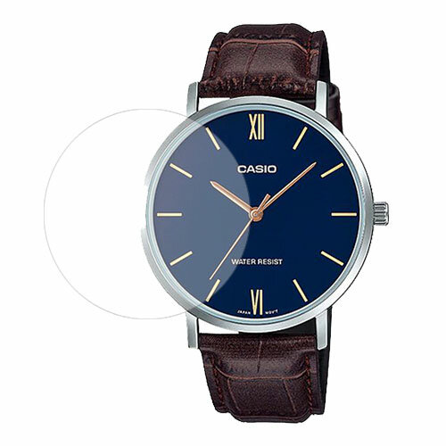 Скрин Мобайл защитный экран для часов Casio MTP-VT01L-2B из гидрогелевая плёнка прозрачная