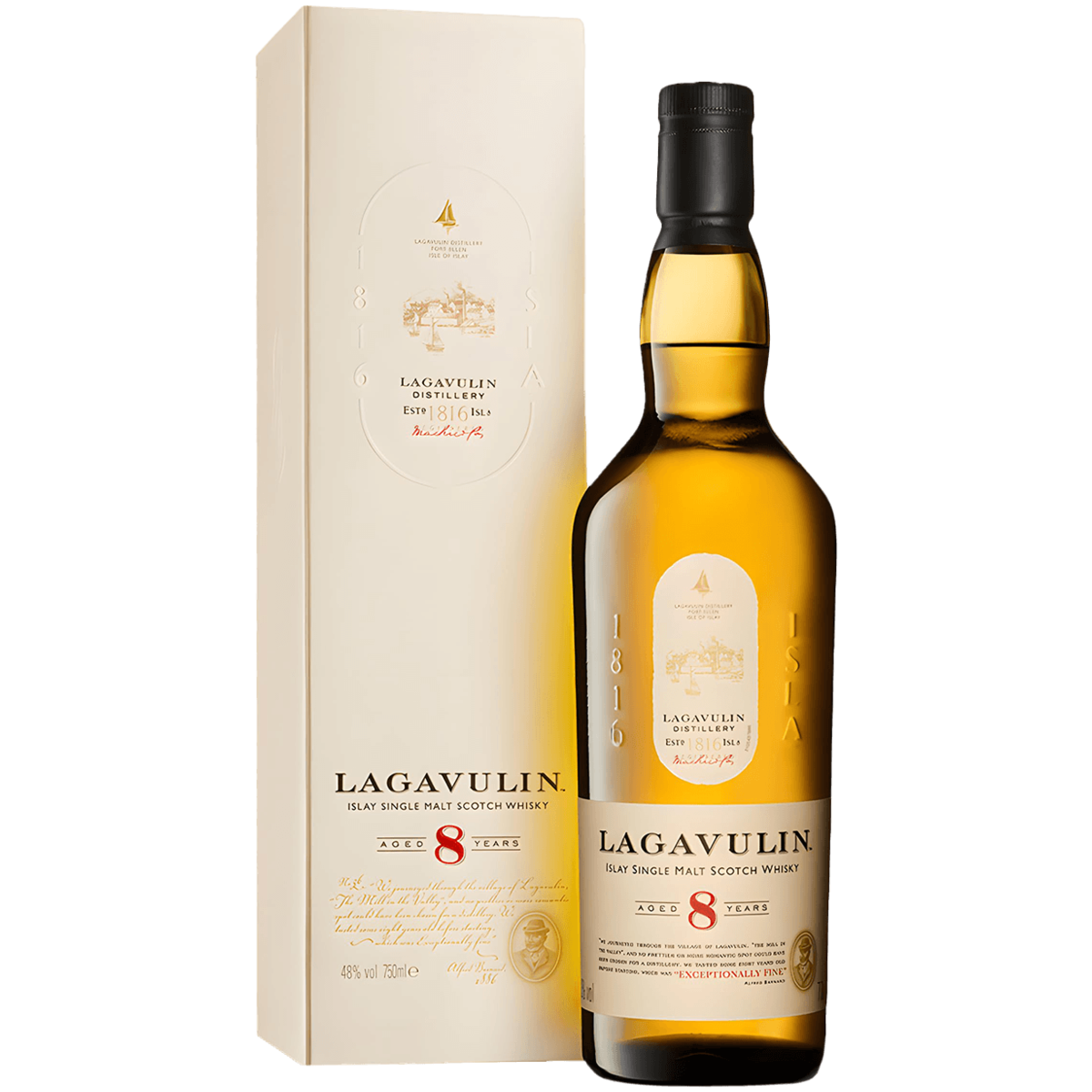 Виски Lagavulin 8 лет 0,7 л в подарочной упаковке