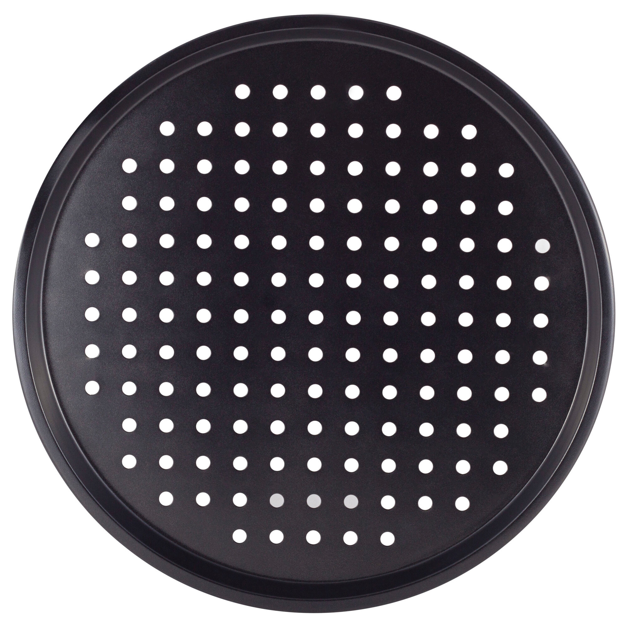 Форма для запекания пиццы 32 см с отверстиями Ofenbach NB 100707 из углеродистой стали (серый)