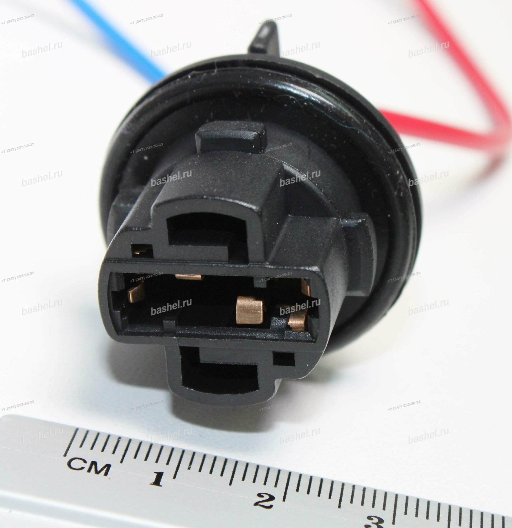 Патрон под лампу бесцокольную W21W W3x16d S=0,75 мм, L=100 мм Маяк LT1870