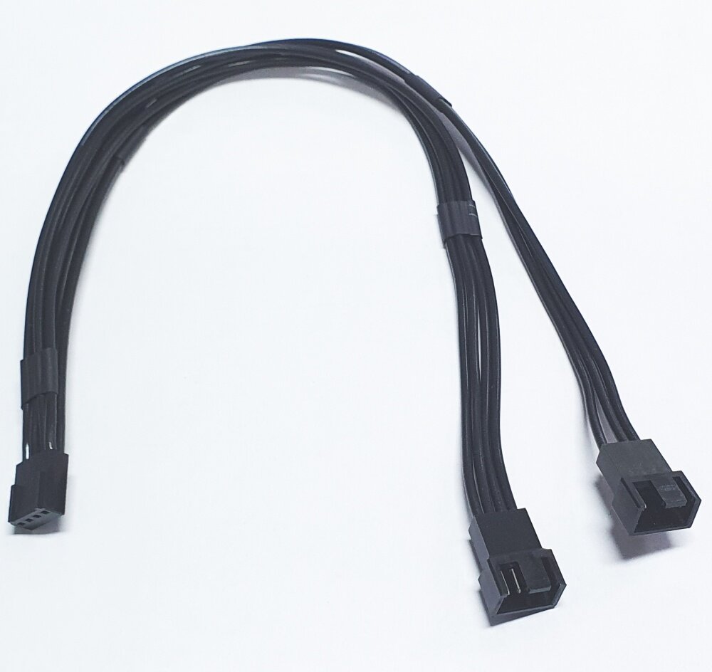 Разветвитель Generic 4pin PWM => 2 x 4pin PWM вентилятора 12сm