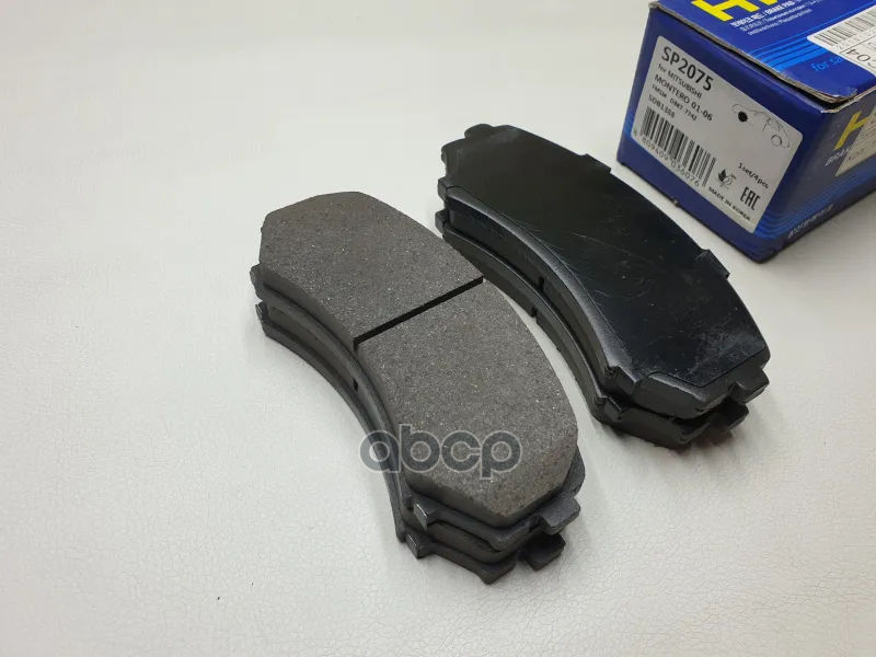 Колодки тормозные передние MITSUBISHI ASX (2010- )/ PAJERO II-IV (1990- ), PEUGEOT 4008 (2012- ), MAZDA MPV I (1988-1999), CITROEN C4 II (2011- ) Sangsin brake арт. SP2075