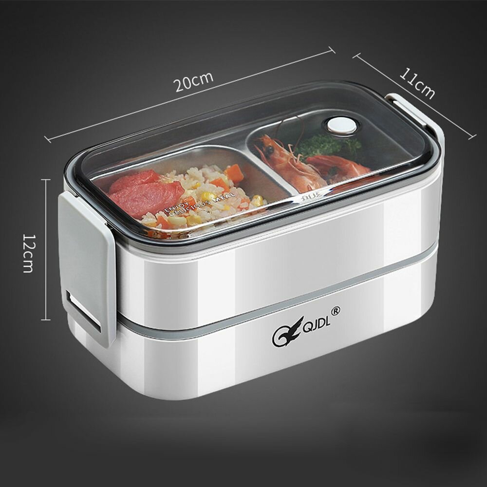 Ланч-бокс Bento lunch box 304 герметичный контейнер для хранения горячих продуктов из нержавеющей стали