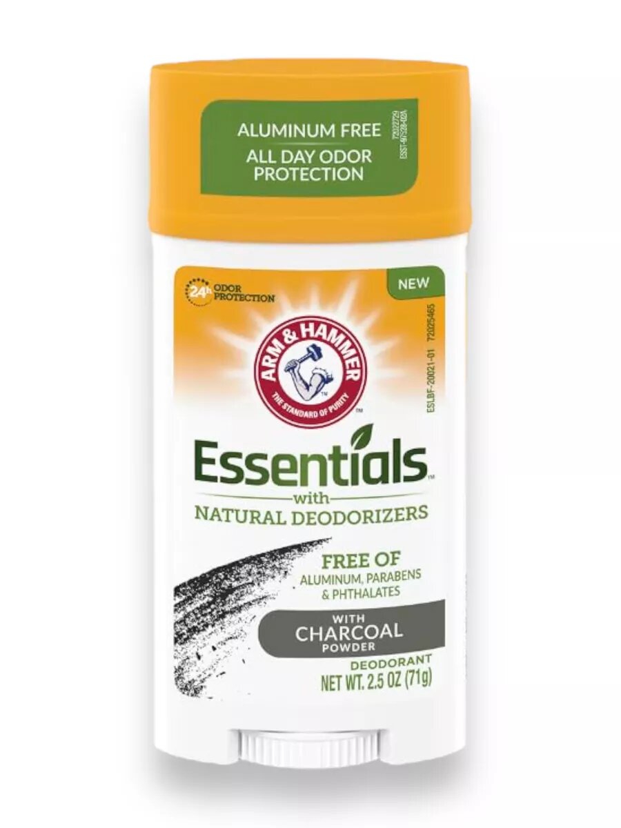 "ARM&HAMMER", дезодорант-стик, угольная пудра, аромат свежести